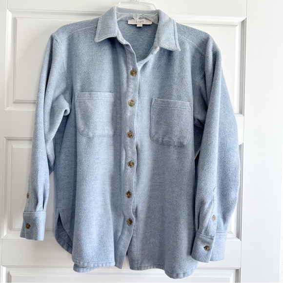 LOFT | Tops | Loft Shacket | Poshmark